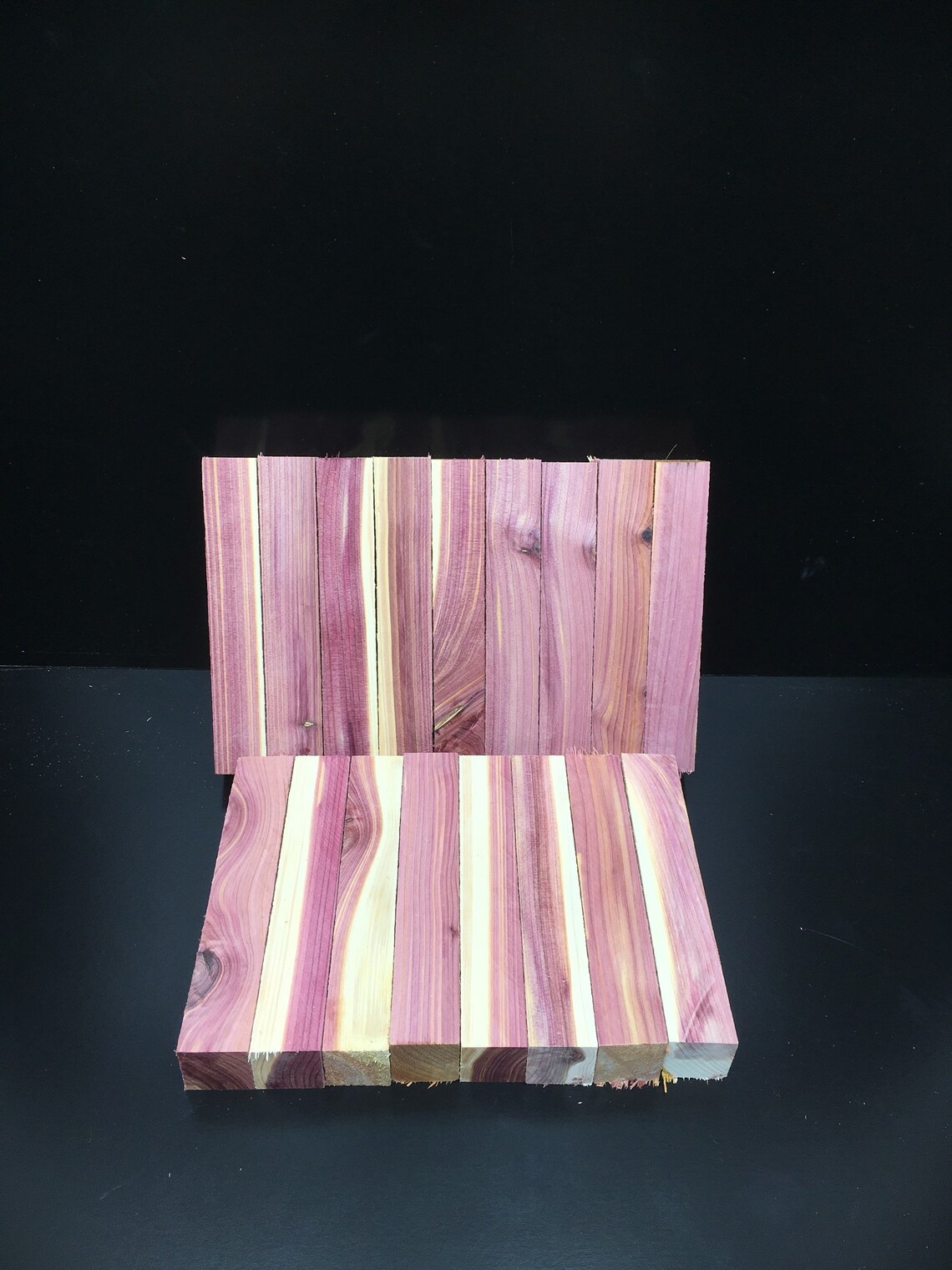 10 American Aromatic Eastern Red Cedar Pen Turning Blanks 1(+-)" X 6 ...