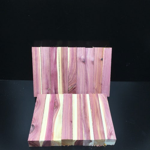 10 American Aromatic Eastern Red Cedar Pen Turning Blanks - Etsy