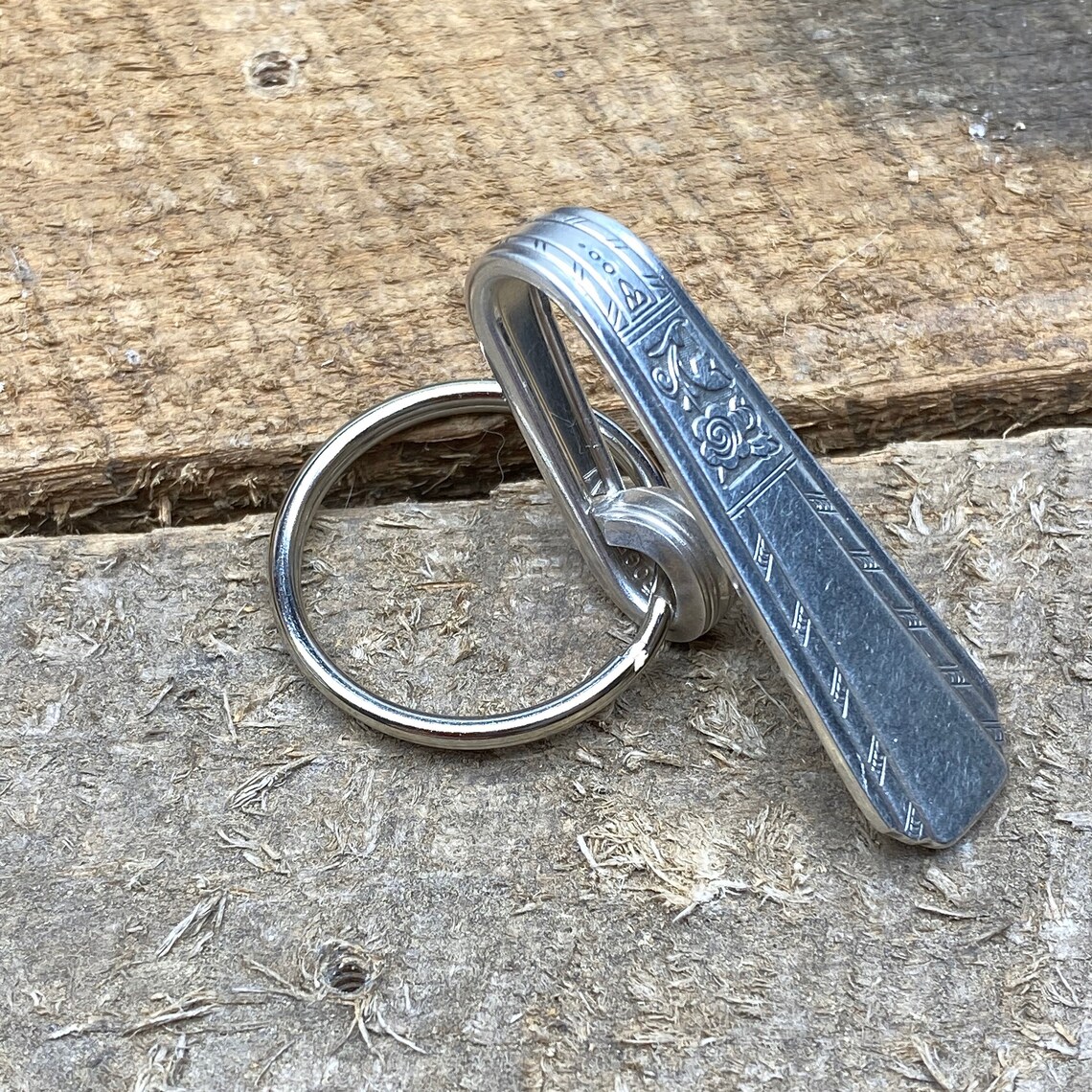 Vintage Purse Hook Silver Key Finder Key Ring Keychain - Etsy