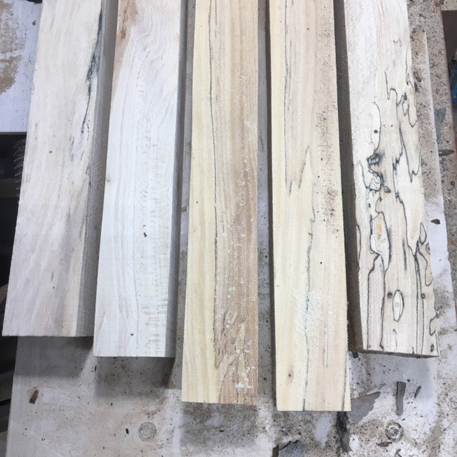 Spalted Sycamore Lumber Can Be Turning Blanks. Figured | Etsy