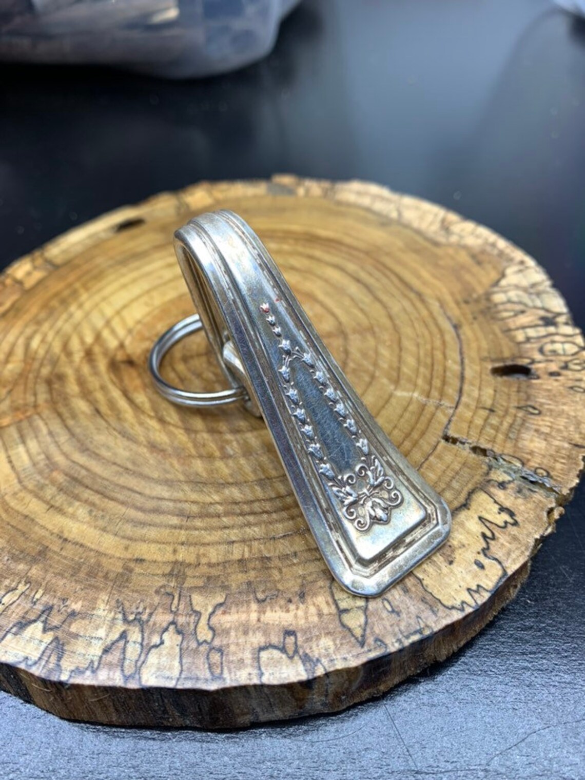 Rare Vintage Purse Hook Silver Key Finder Ring Money / Tie - Etsy