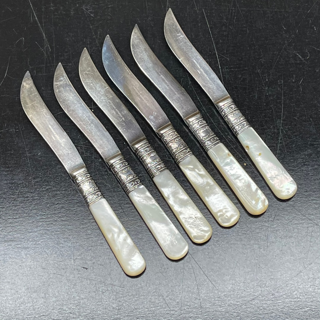 1 Fancy Letter Opener Vintage Repurposed Sterling & Mother of Pearl ...