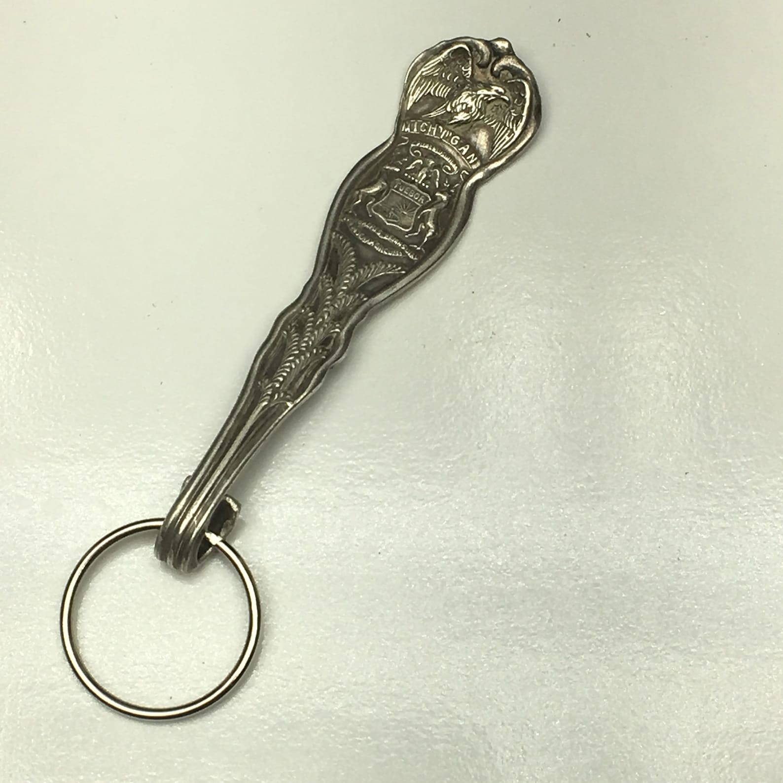 Vintage Silver Key Finder Key Ring Upcycle Keychain - Etsy