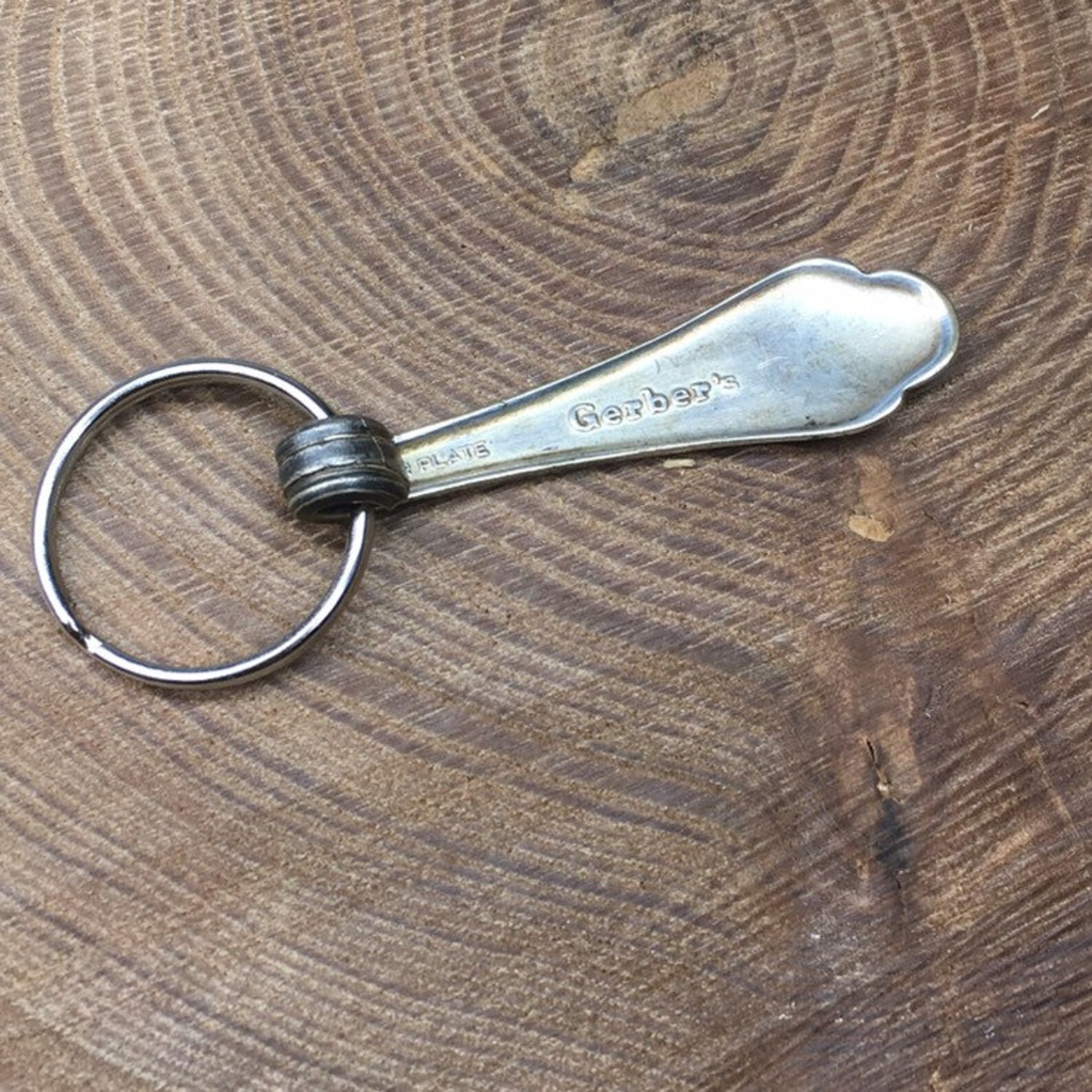 Rare Gerber Baby Vintage Silver Key Finder Ring Keychain | Etsy