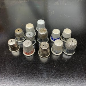 Vintage Thimble Bell Christmas Tree Ornament / Necklace Pendants Random ...