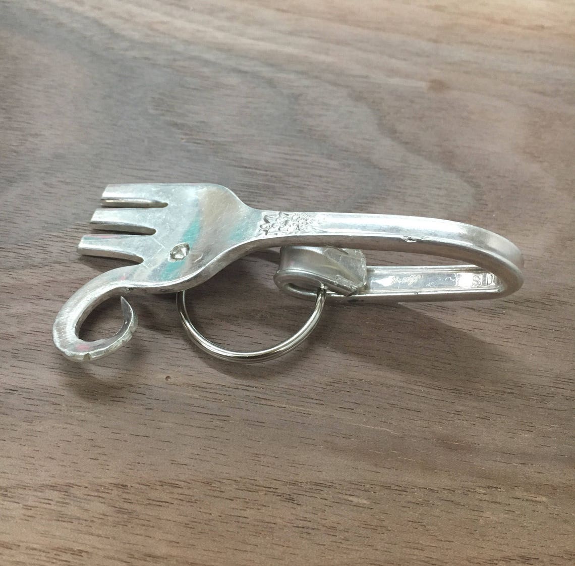 Elephant Purse Hook Key Finder Holder Clip Keychain Upcycle Silverplate ...