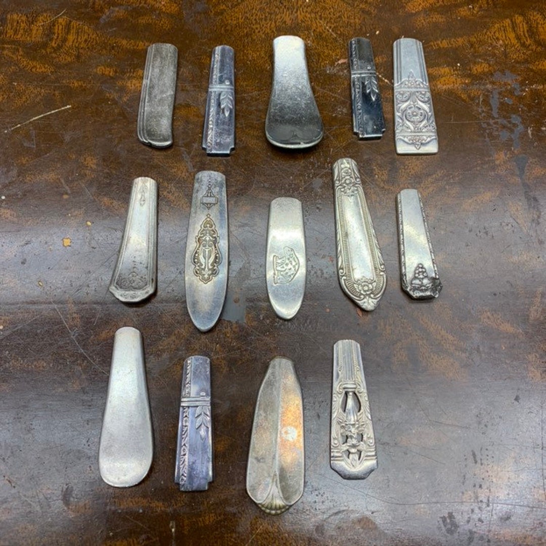 One Magnetic Strong Magnet Lapel Antique Vintage Silverplate Silver ...