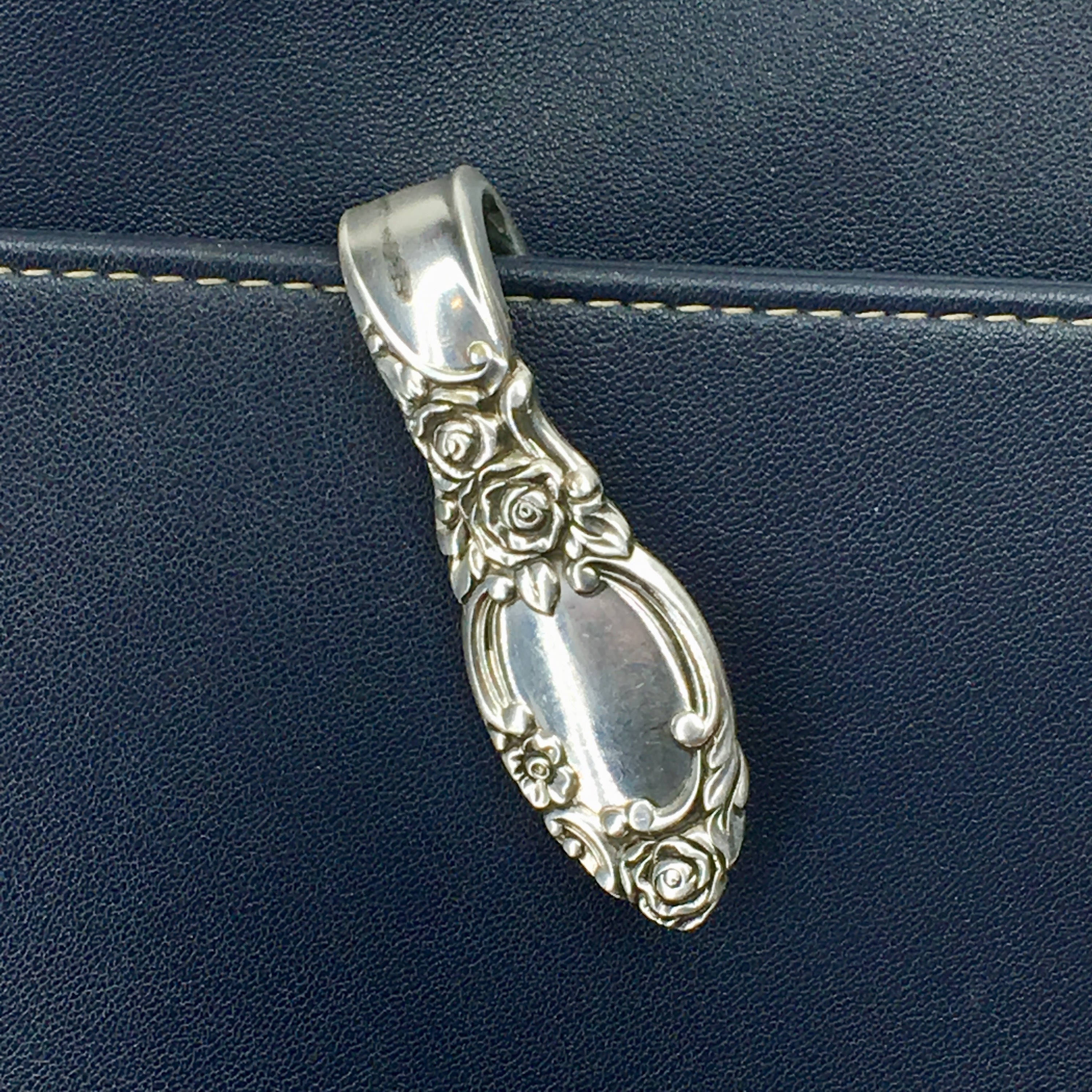 Vintage Silver Purse Hook Key Finder Key Holder Ring Upcycle Pocket ...