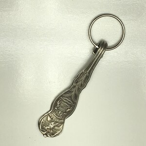 Vintage Silver Key Finder Key Ring Upcycle Keychain Silverplate ...