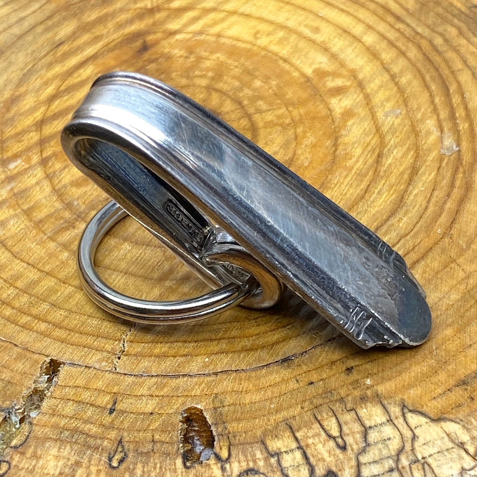 Vintage Purse Hook Silver Key Finder Key Ring Keychain | Etsy