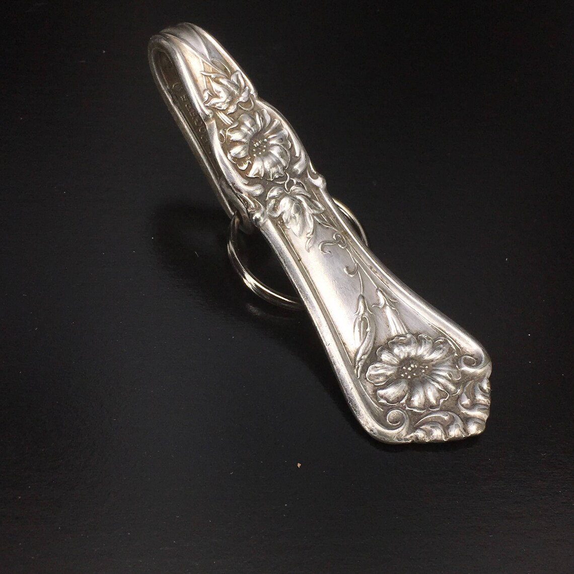 Vintage Silver Purse Hook Key Finder Key Holder Ring Upcycle - Etsy