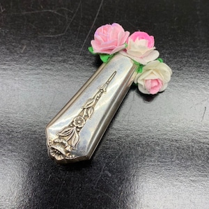 Magnetic Bud Vase Boutonniere Strong Magnet Lapel Pin Antique Vintage ...