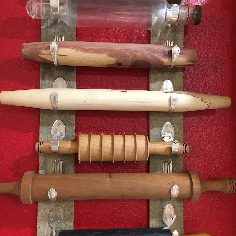 Rolling Pin Holder for Wall - Etsy