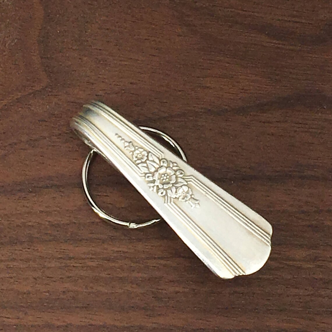 Vintage Desire Purse Hook Clip Silver Key Finder Key Ring Keychain ...