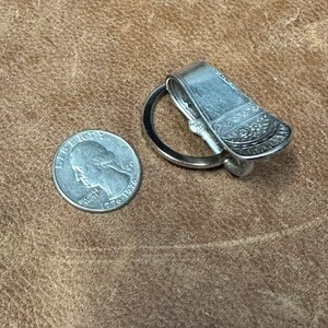 Rare Vintage Purse Hook Clip Silver Key Finder Key Ring Keychain ...
