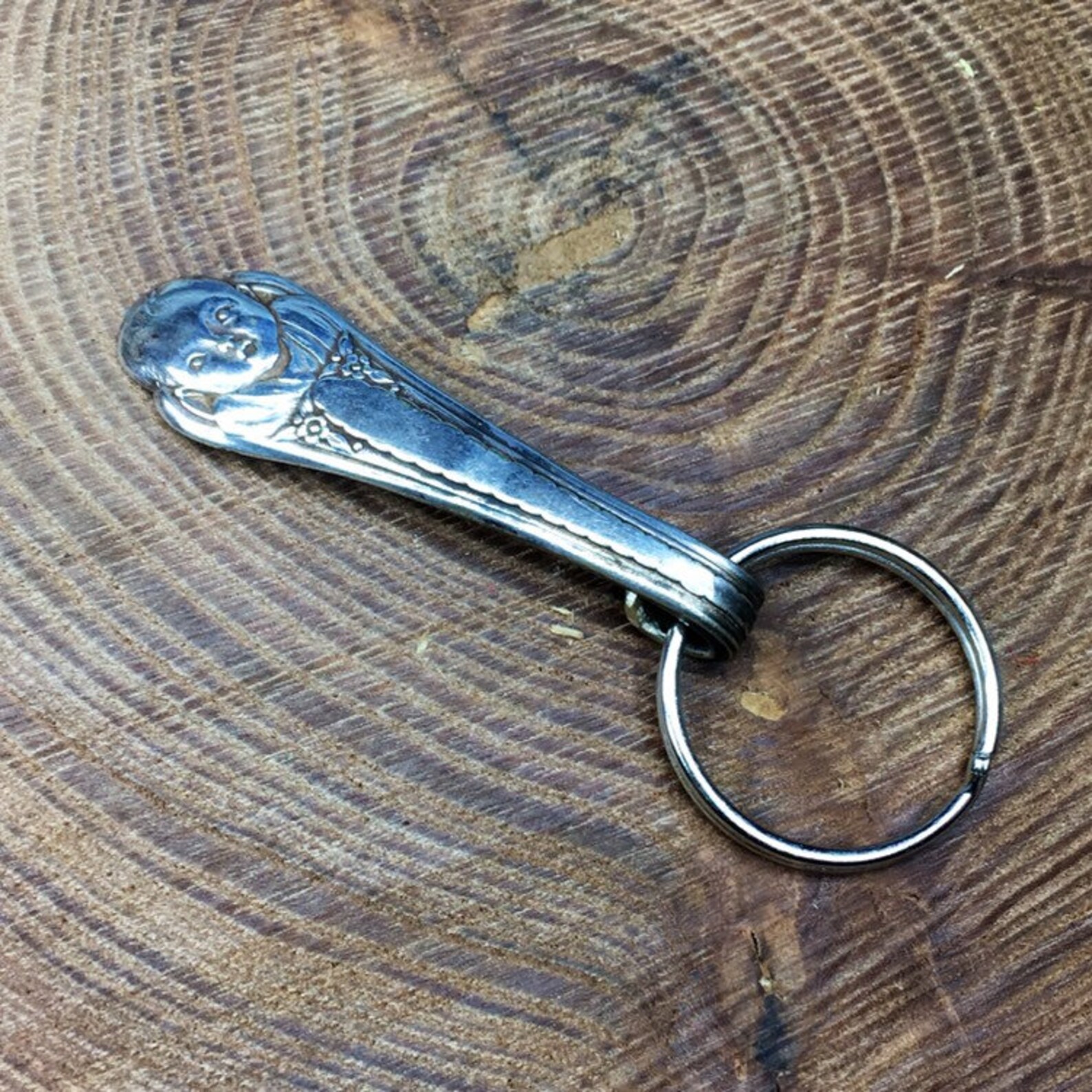 Rare Gerber Baby Vintage Silver Key Finder Ring Keychain | Etsy