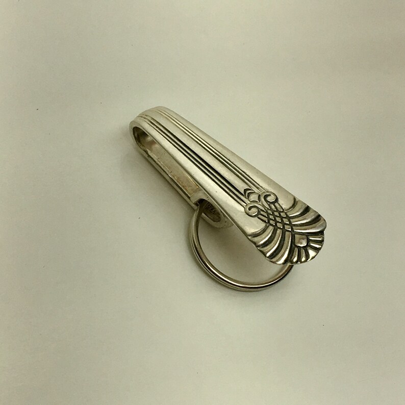 Tie Bar / Money Clip Clasp Made From Antique Silverplate Silverware ...