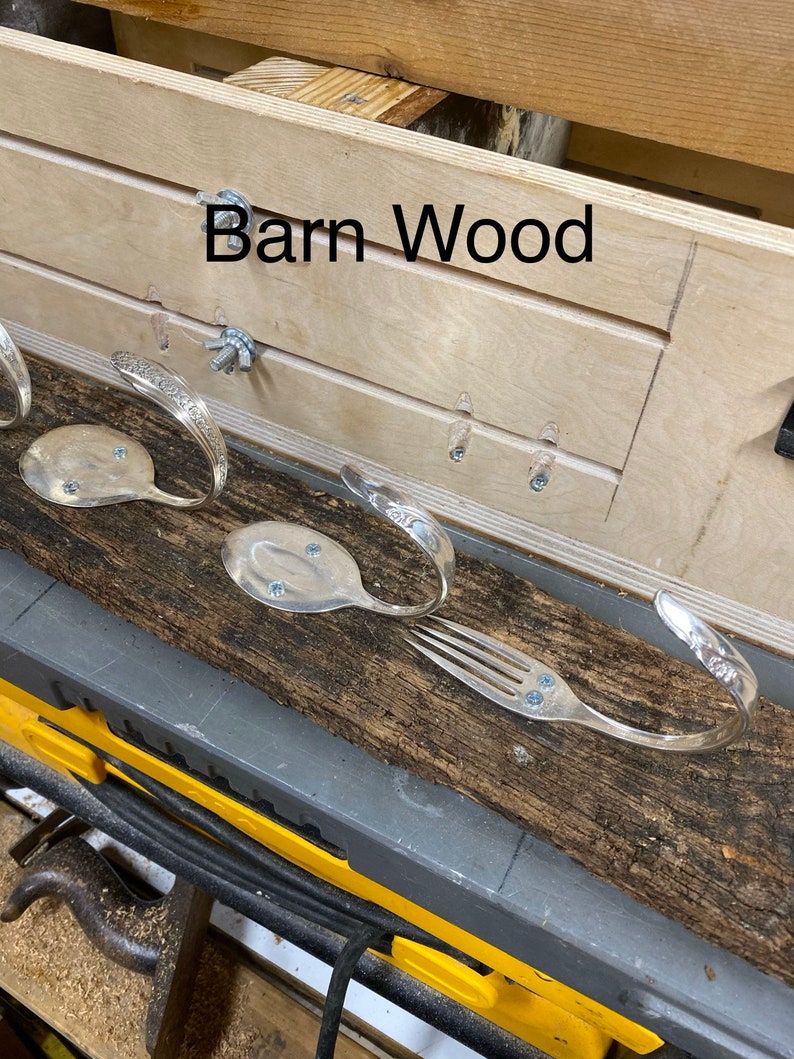 1 to 10 Rolling Pin Wall Rack Hanger Assorted Hooks Hangers Antique ...