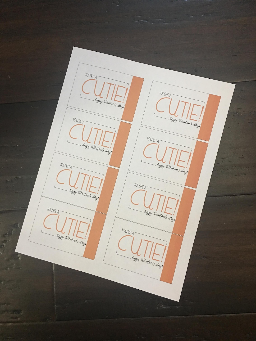 You're A Cutie Valentine's Day Printable - Etsy