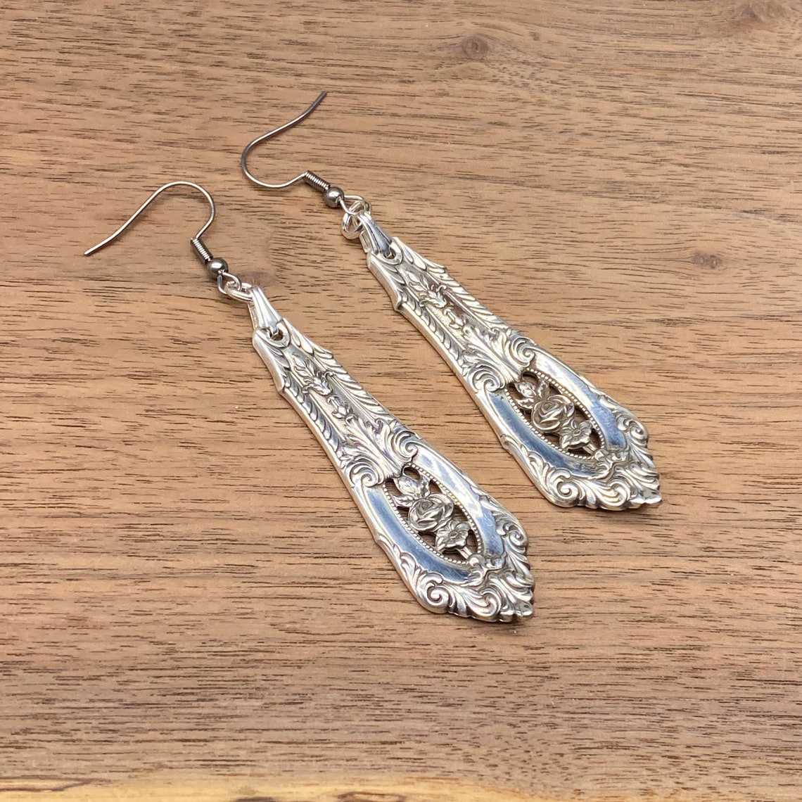 Sterling Earrings Rose Point Rosepoint Wallace. Made From | Etsy