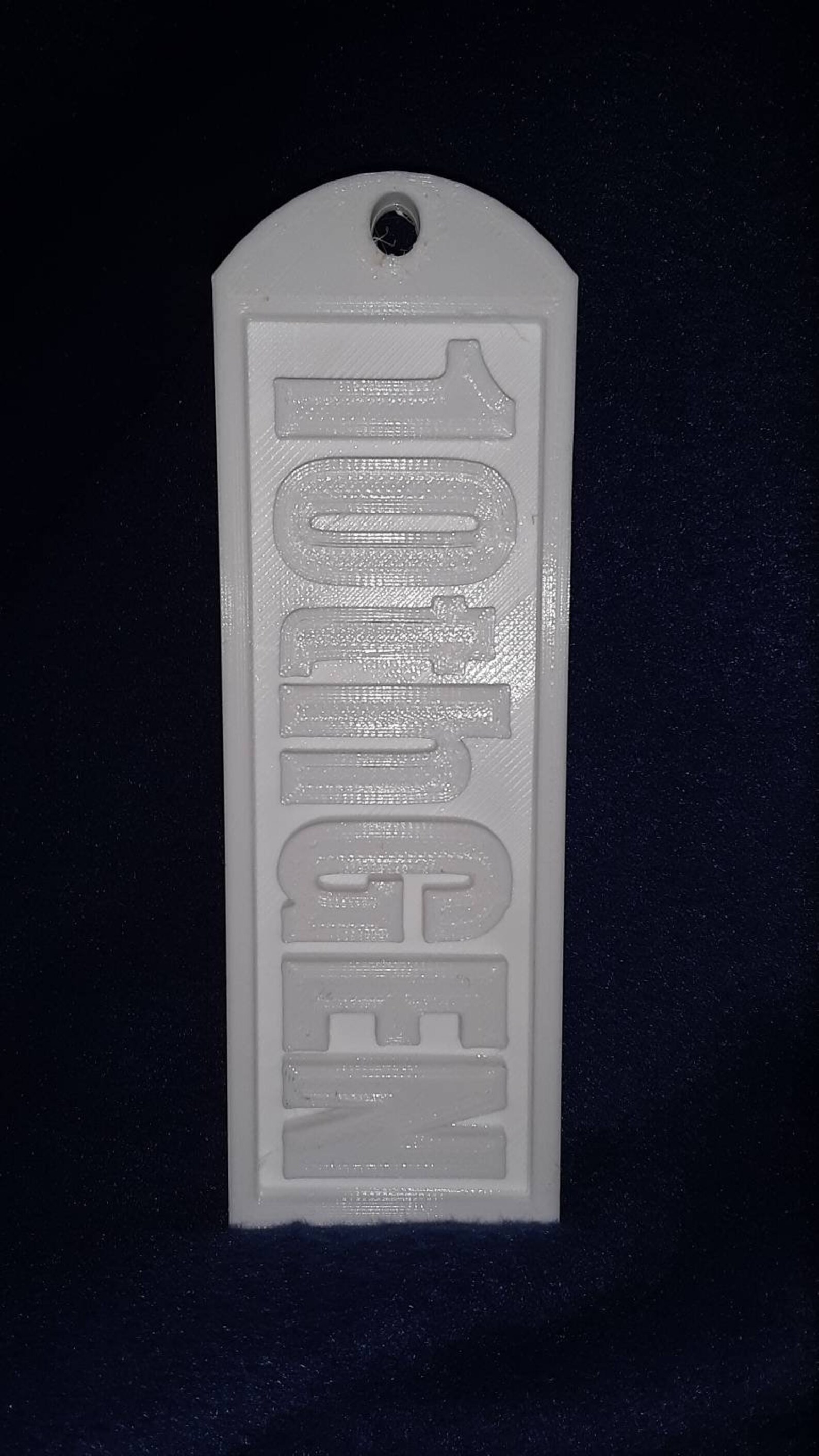 Personalized keychain tags 3d printed | Etsy