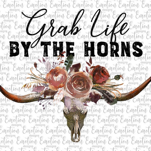 Grab Life by the Horns Svg - Etsy
