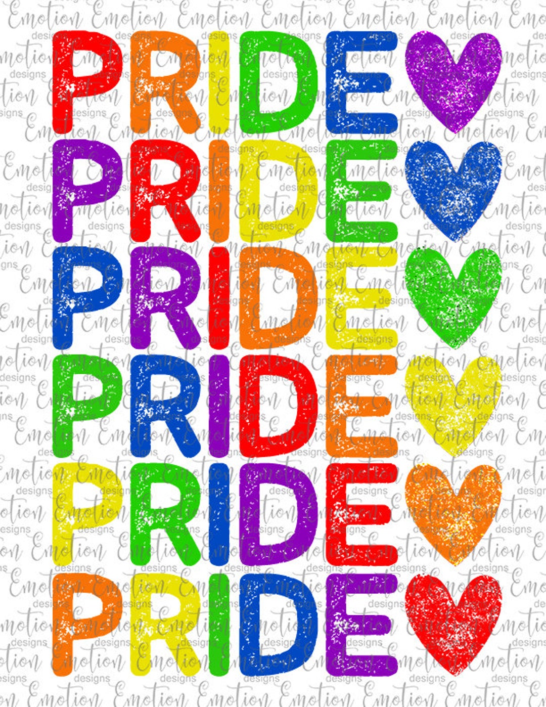Pride Word Rainbow PNG, Instant Download, Sublimation Graphics, DTF ...