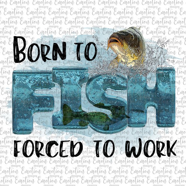 Born to Fish - Etsy