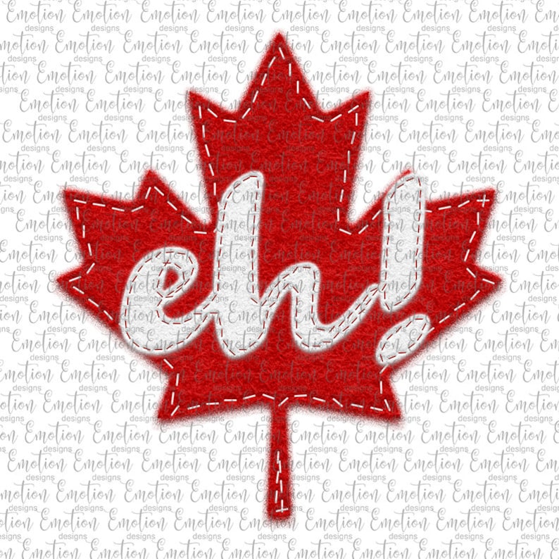 Eh Maple Leaf PNG Patriotic Instant Download Sublimation - Etsy