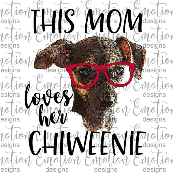 Chiweenie Clipart - Etsy