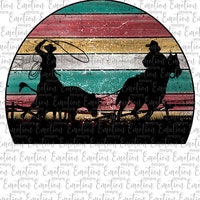Team Roper Silhouette PNG SVG - Etsy Canada