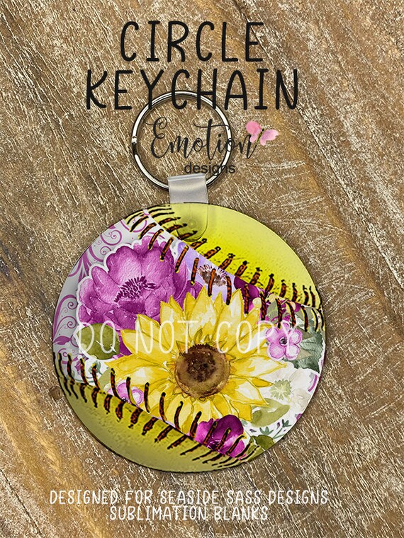 Circle Keychain Digital Designs Instant Download Sublimation - Etsy