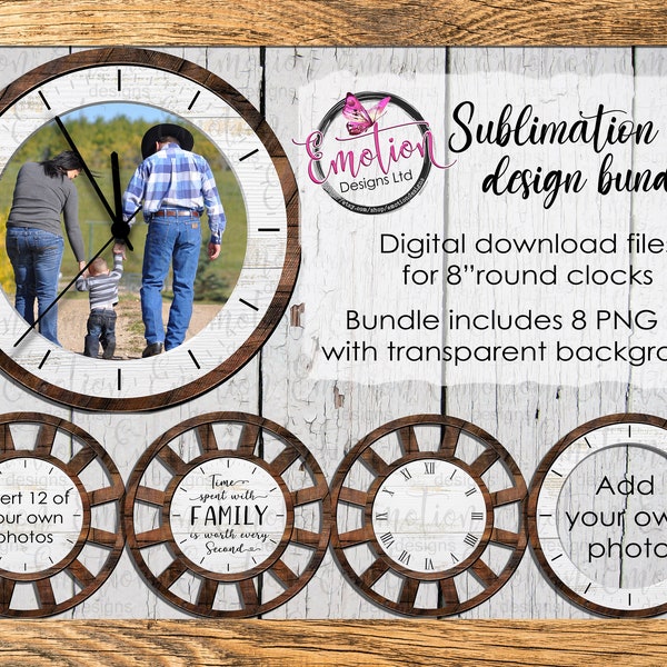 Sublimation Design for Clocks - Etsy