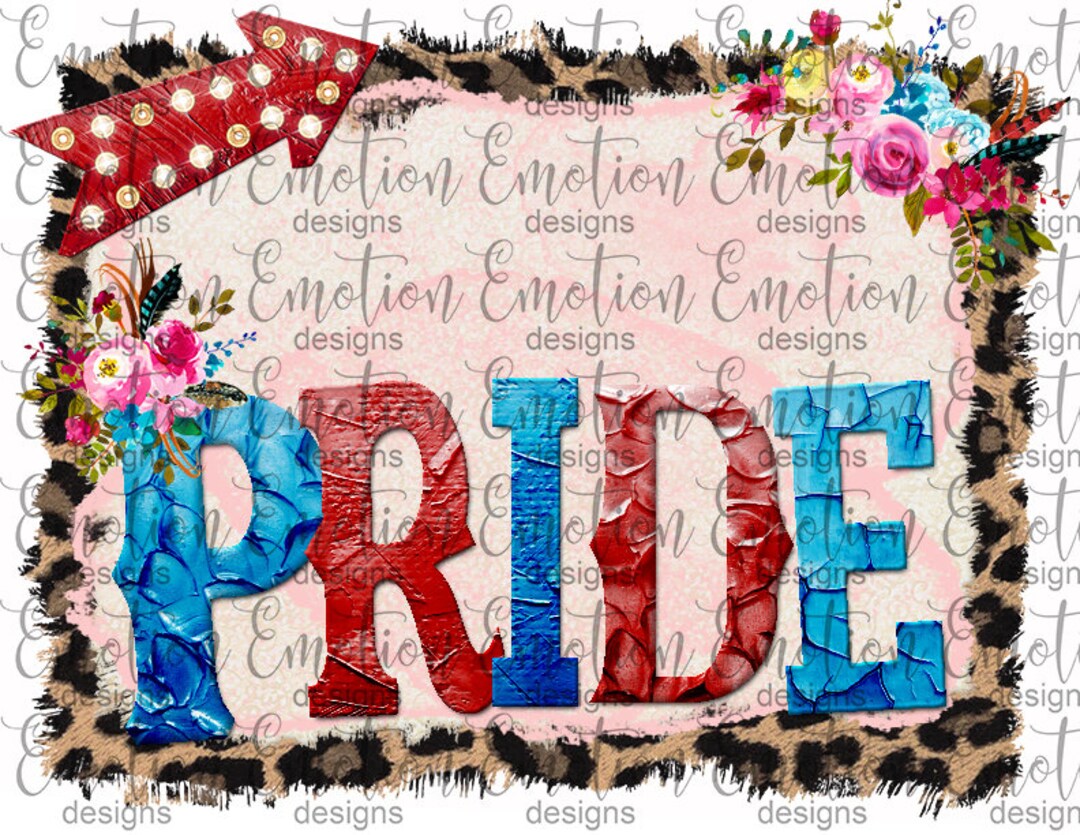 School Pride Red and Blue Frame, Instant Download, Sublimation Graphics ...
