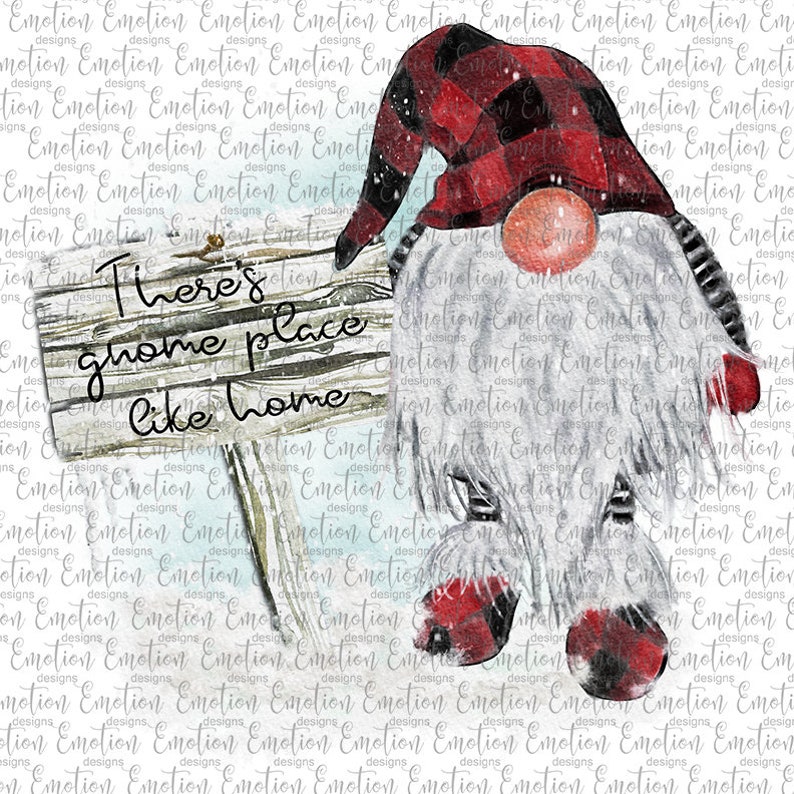 There's Gnome Place Like Home Original Artwork Instant | Etsy