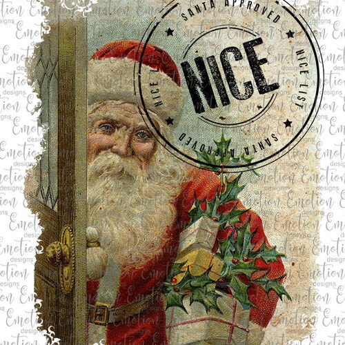 Beach Santa Frame Clipart Instant Download Sublimation - Etsy