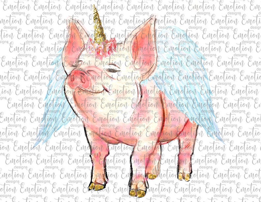 Piggycorn, Instant Download, PNG, Sublimation - Etsy