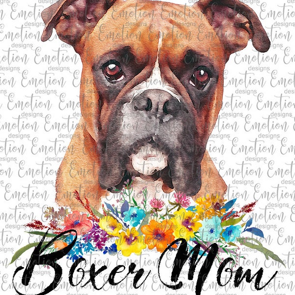 Boxer Mom - Etsy