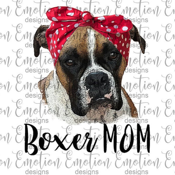Boxer Mom - Etsy