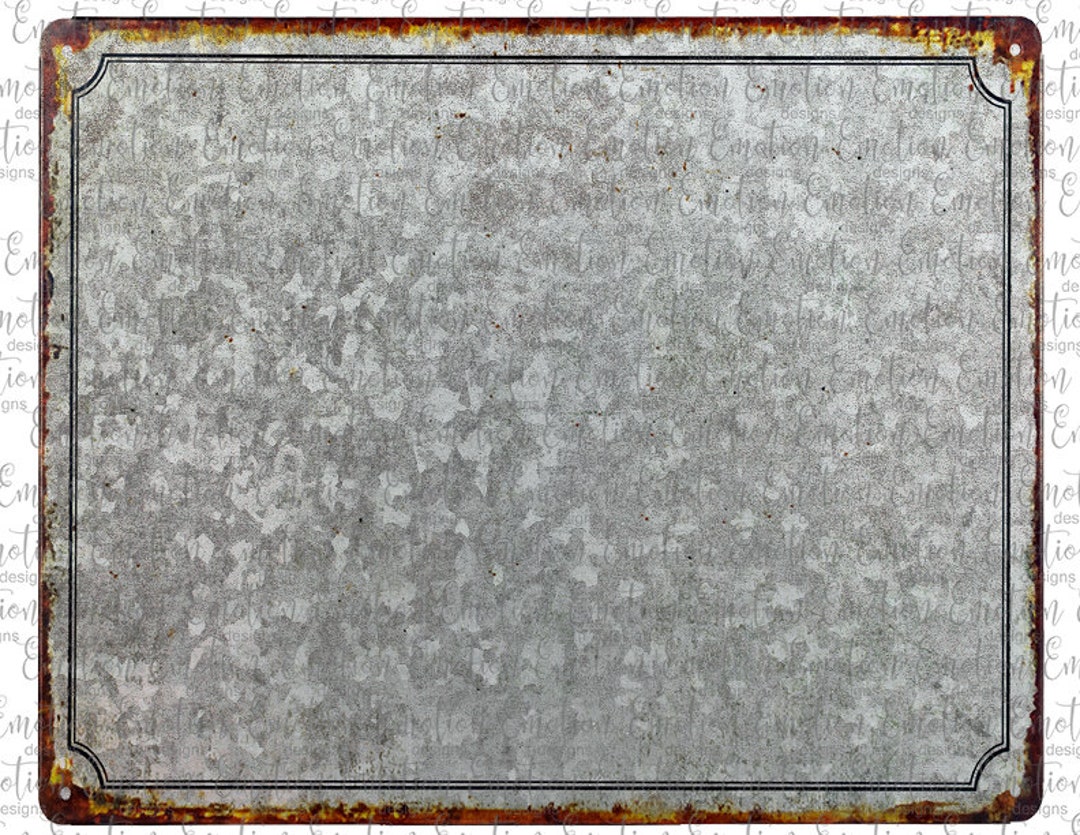 Galvanized Rusty Background PNG, Instant Download, Sublimation Graphics ...