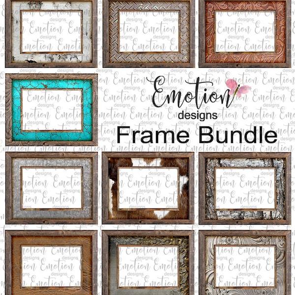 Rustic Farmhouse Picture Frame - Etsy