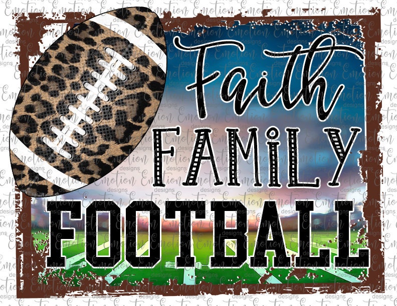 Craft Supplies & Tools Papercraft Materials Fall Faith Family Football ...
