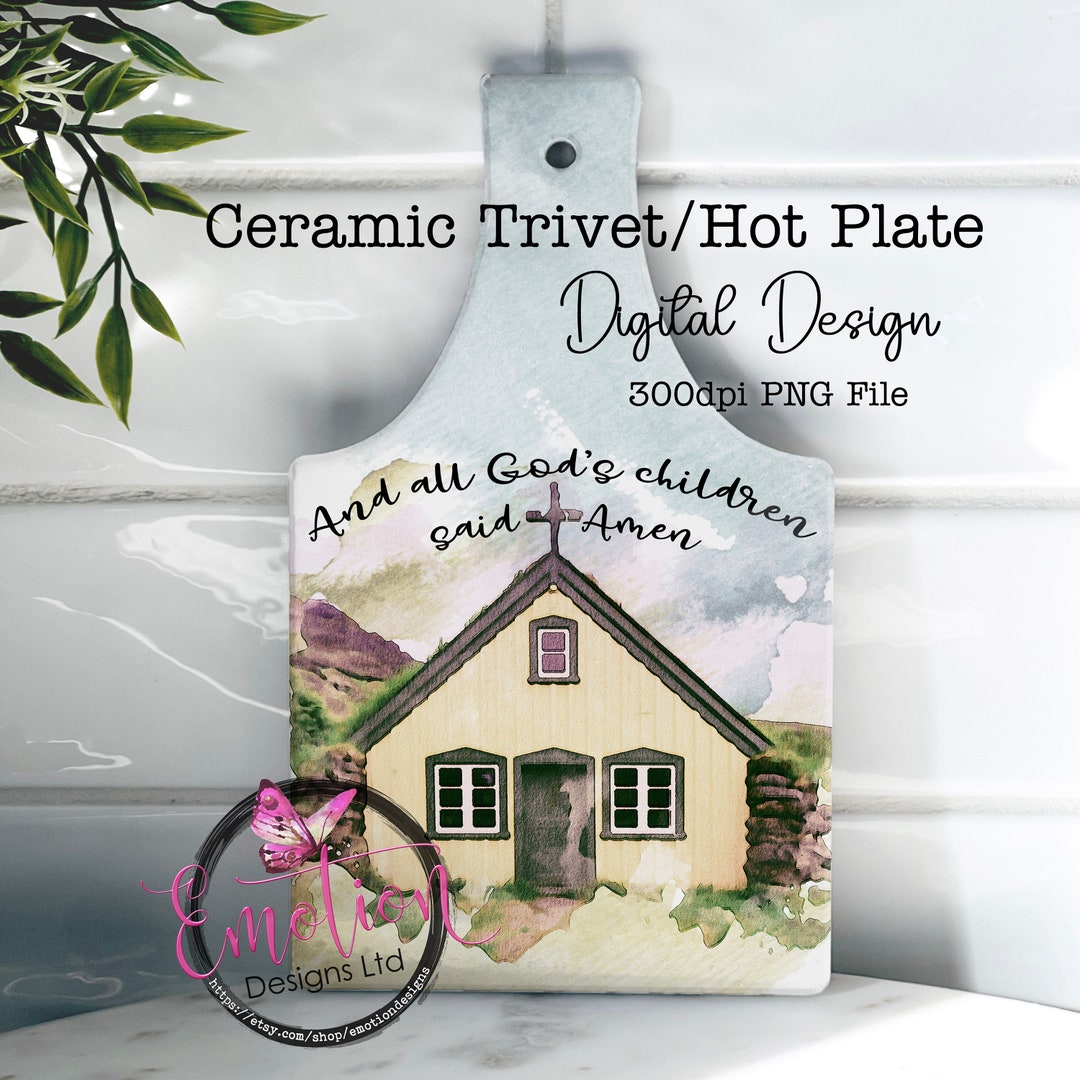 Trivet / Hot Plate Digital Design for Sublimation, Instant Digital ...