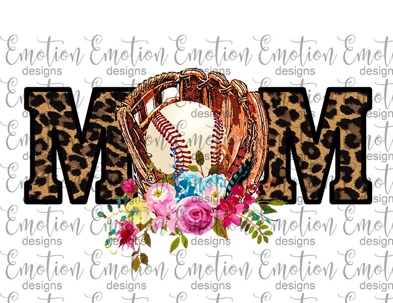 Baseball Mom Clipart, Instant Download, Sublimation, DTF Printing - Etsy