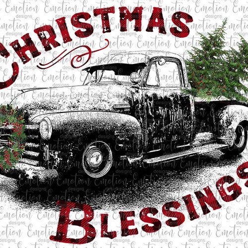 Christmas on the Ranch Clipart Instant Download Sublimation - Etsy