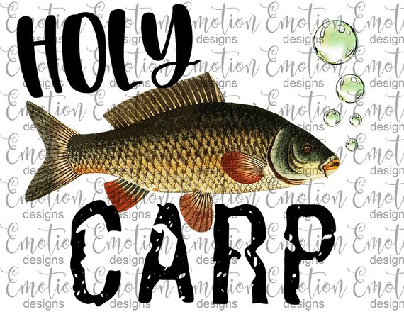 Holy Carp Clipart Instant Download Sublimation Graphics PNG - Etsy Canada