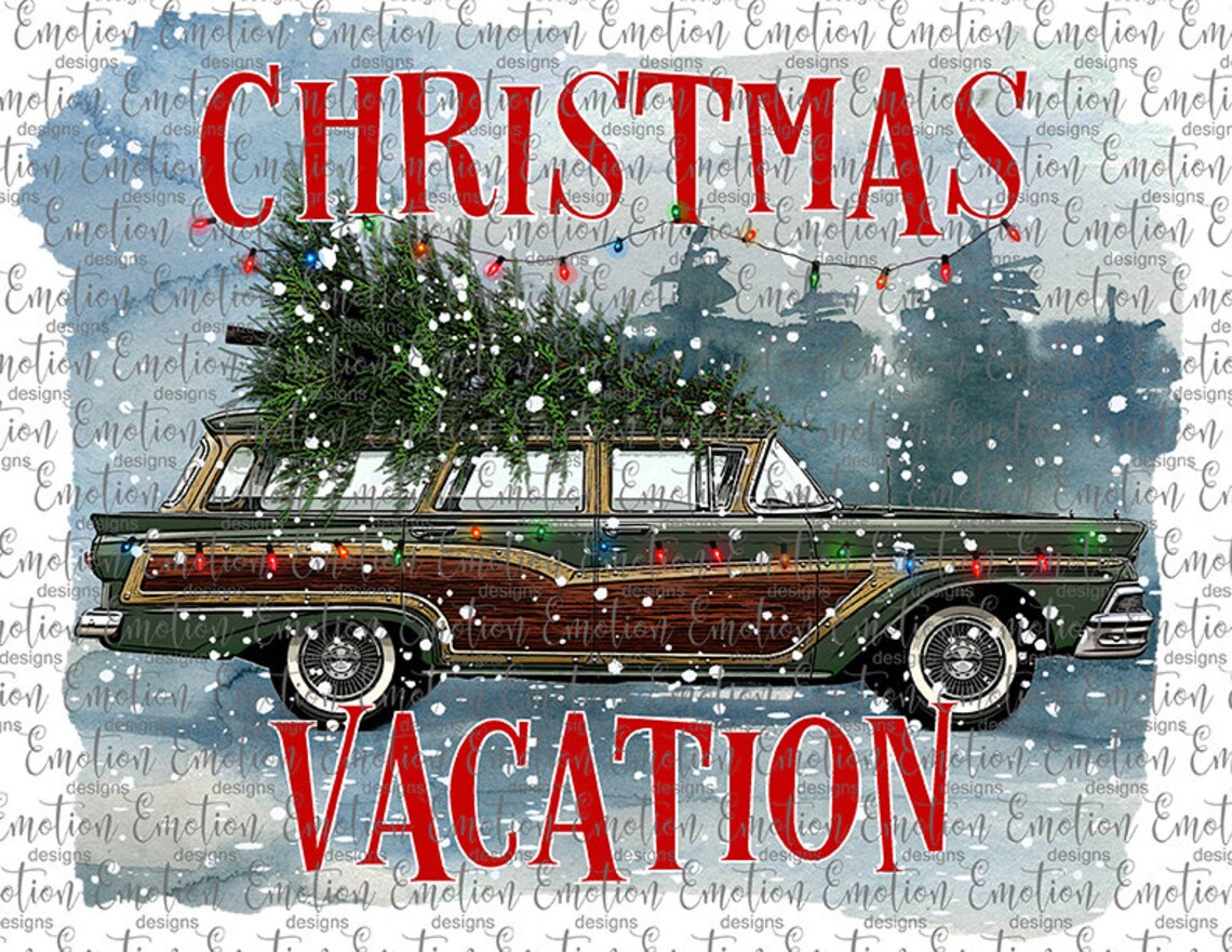 Christmas Vacation Instant Download Sublimation Graphics - Etsy