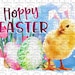Hoppy Easter Chick Scene, Instant Download, PNG, Sublimation, DTF ...