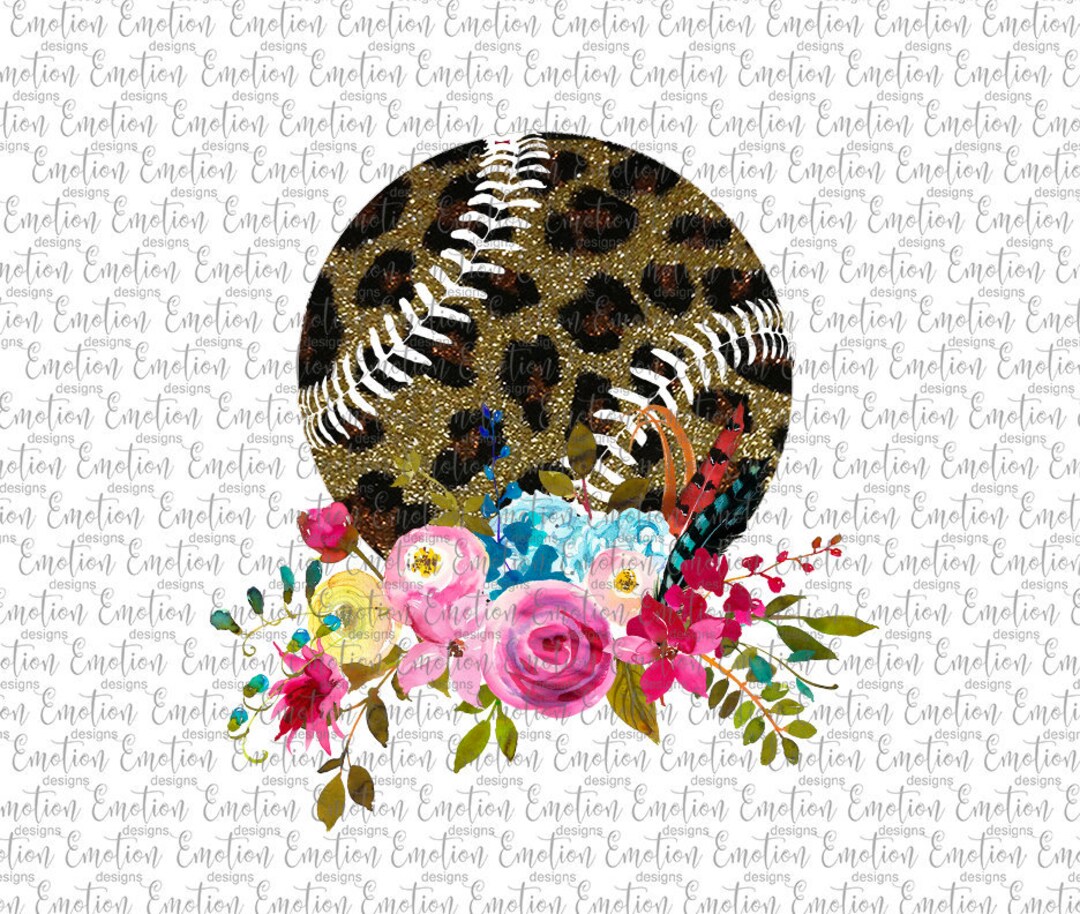 Leopard Baseball, Softball, Clipart, Instant Download, Sublimation, DTF ...