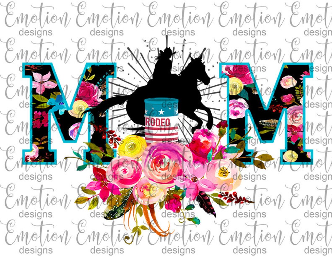 Rodeo Mom PNG Clipart, Instant Download, Sublimation Graphic, DTF ...